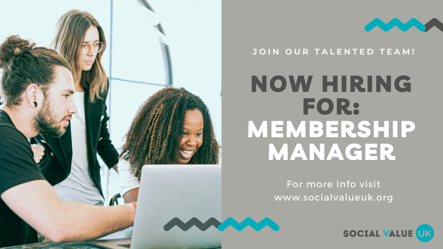 We are recruiting for a Membership Manager - Social Value UK