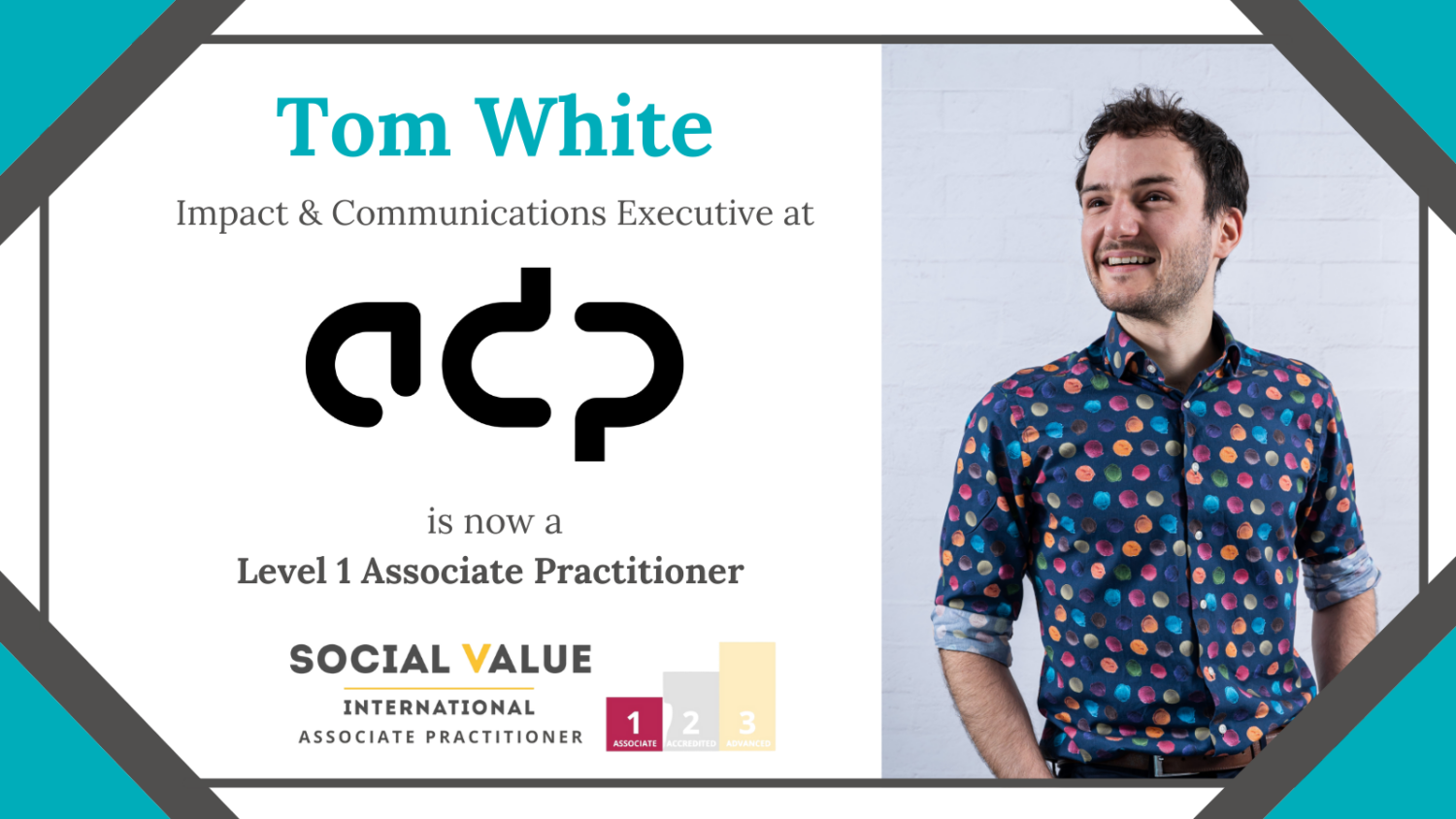 Announcing New Level One Associate Practitioner – Tom White! - Social ...