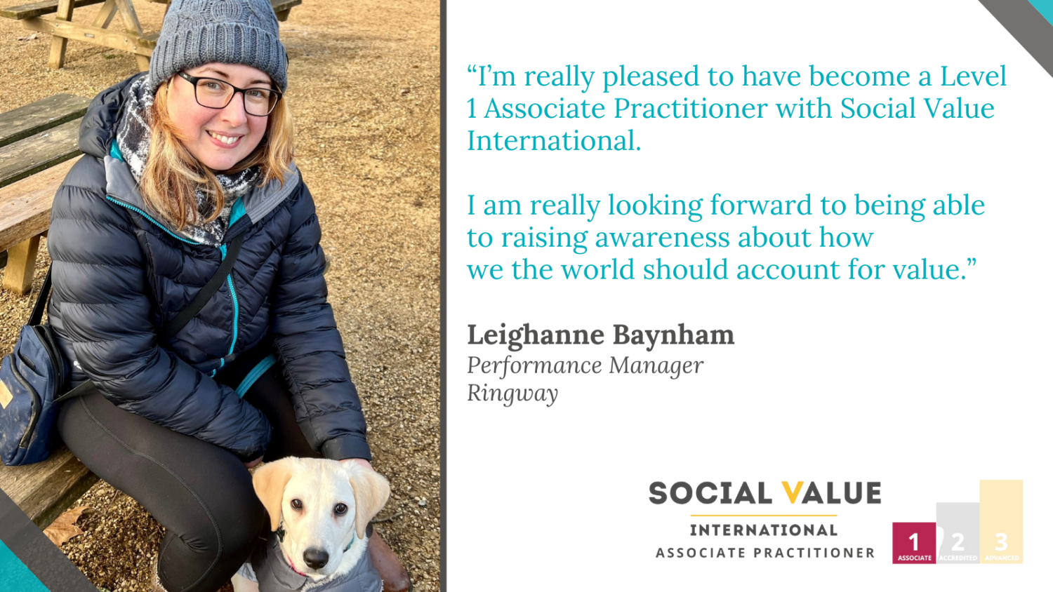 NEW Level 1 Associate Practitioner - Leighanne Baynham - Social Value UK