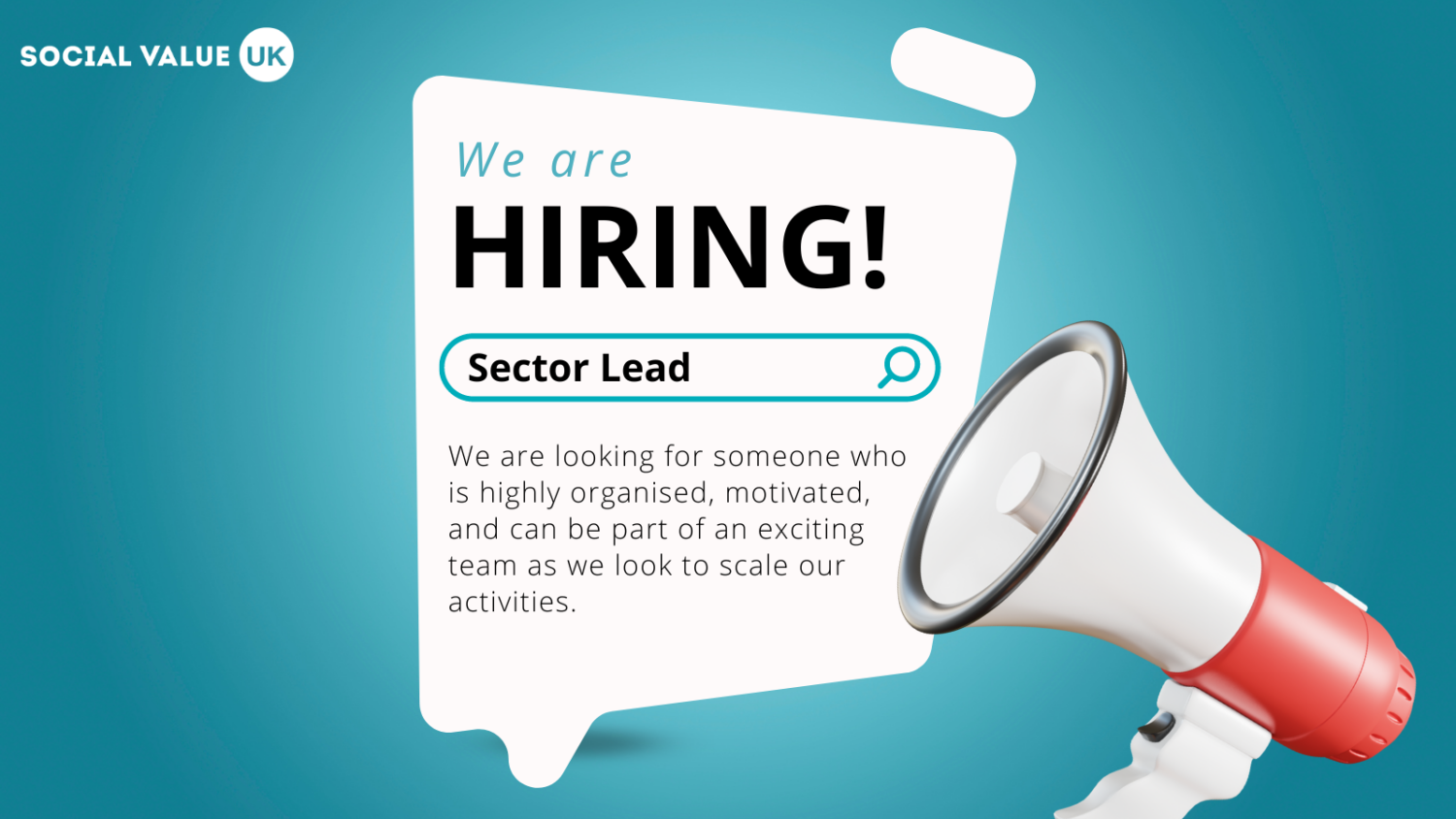 Could you be our newest Sector Lead? - Social Value UK