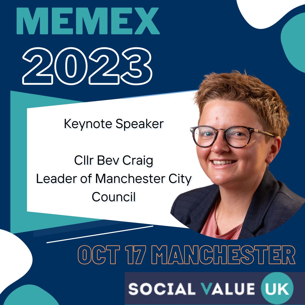 MemEx2023: Keynote Speaker announced - Social Value UK
